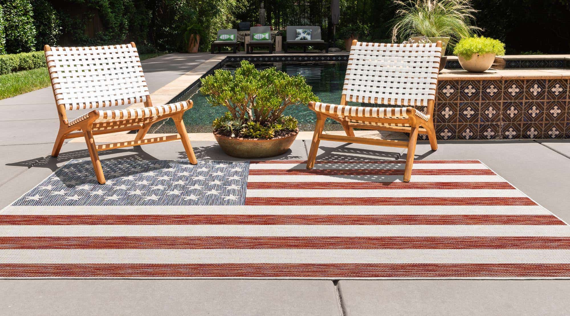 American Flag Rug by Jill Zarin Home